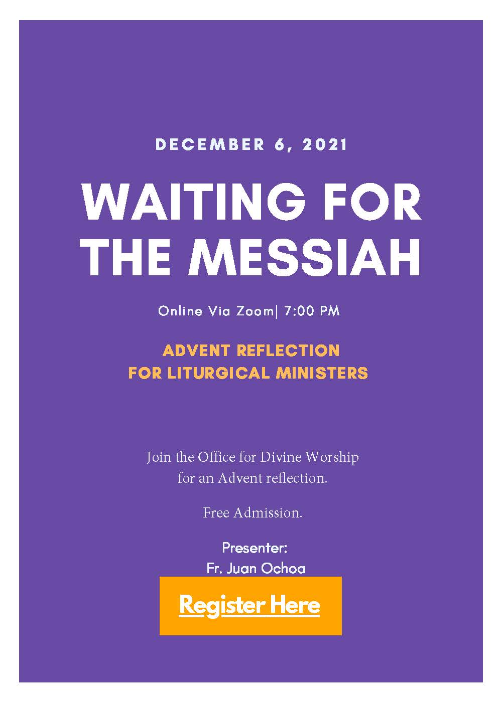 Waiting for the Messiah | LA Catholics