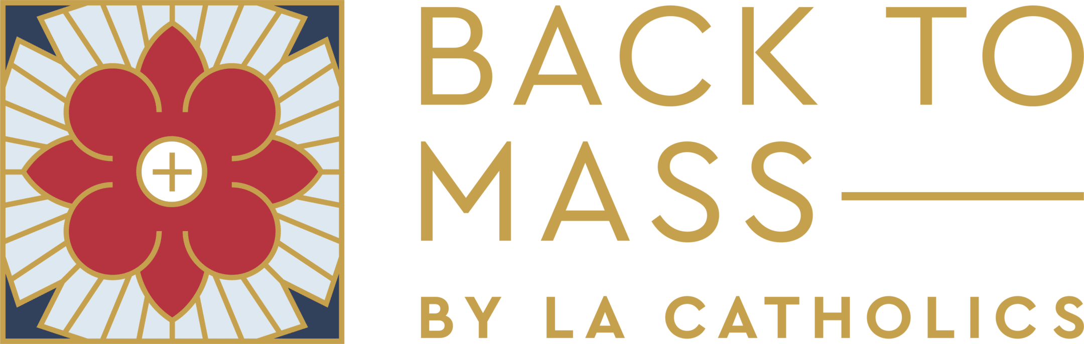 Back to Mass by LA Catholics || Logo