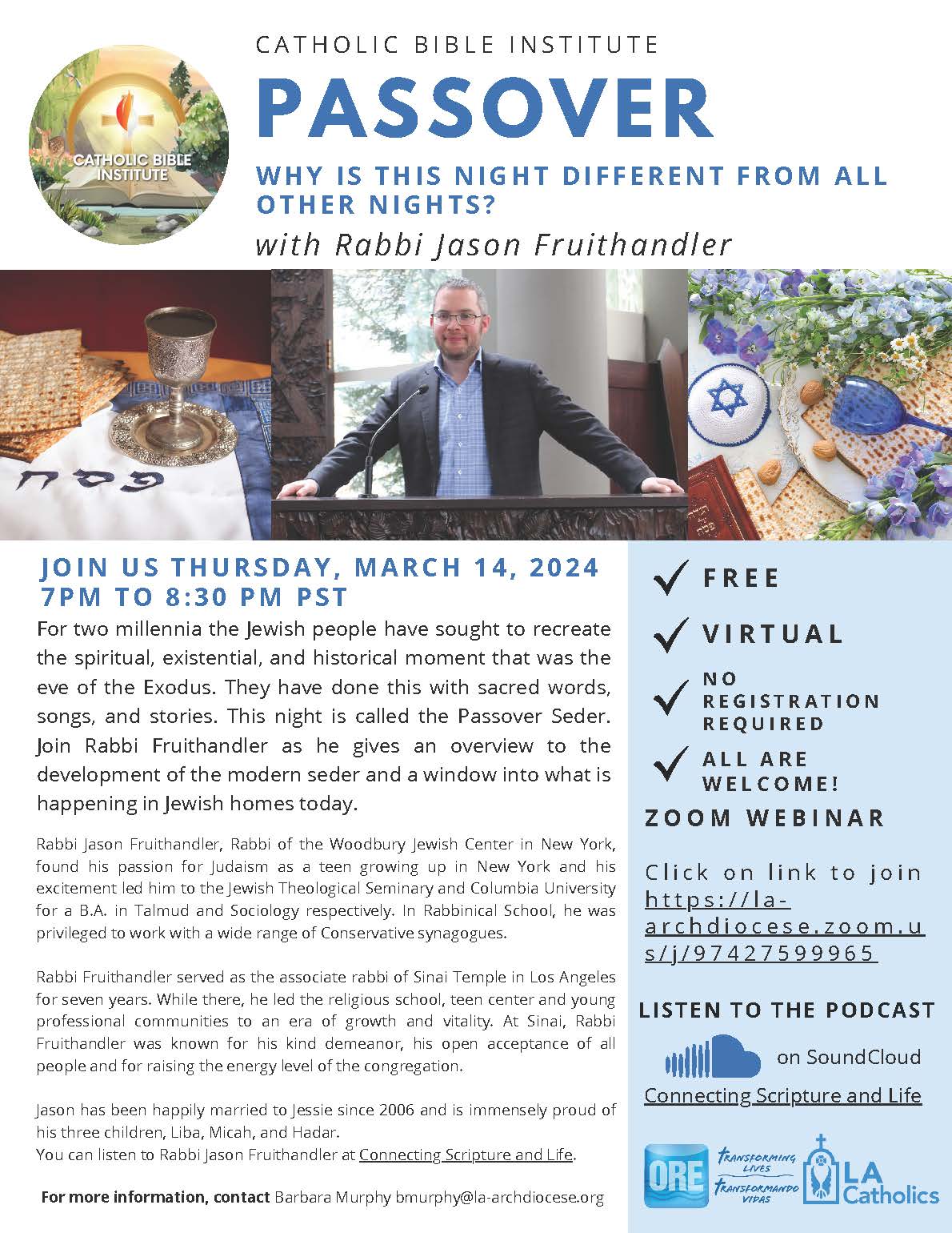 Passover Webinar | LA Catholics